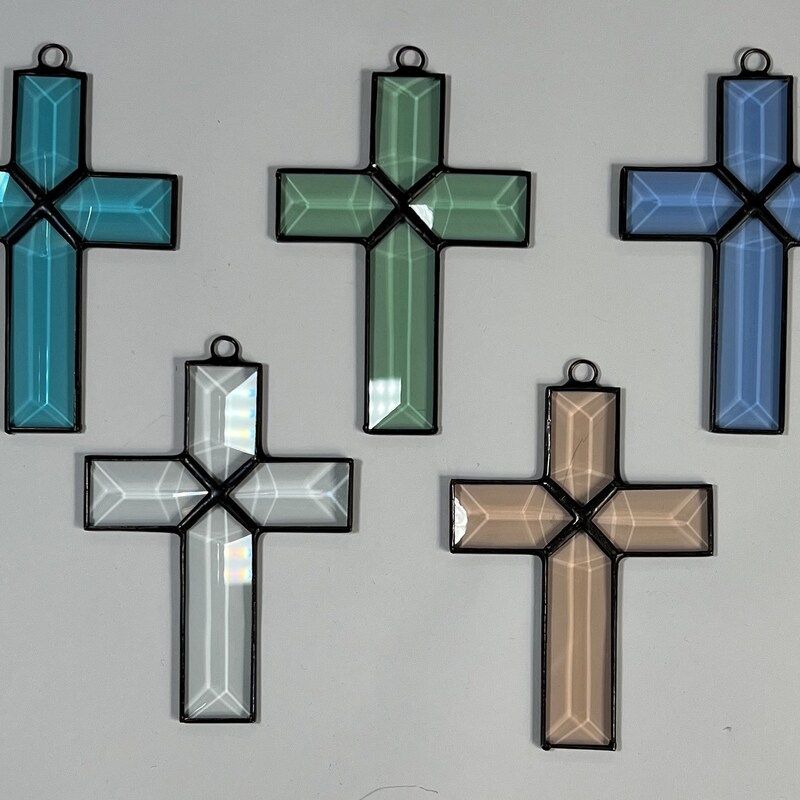 Stained Glass Cross - Etsy