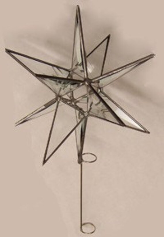 Glass Tree Topper Star - Glass Designs