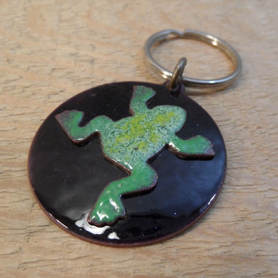 Frog Keychain, Frog Key Ring, Frog Lovers Gift, Frog Key Fob, Birthday ...