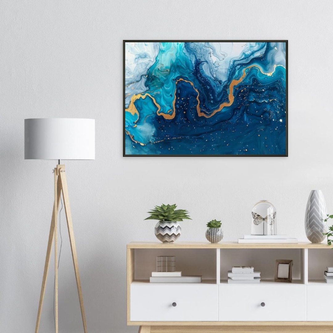 Wall Art Abstract Art Modern Art Home Decor Large Framed Wall Art ...