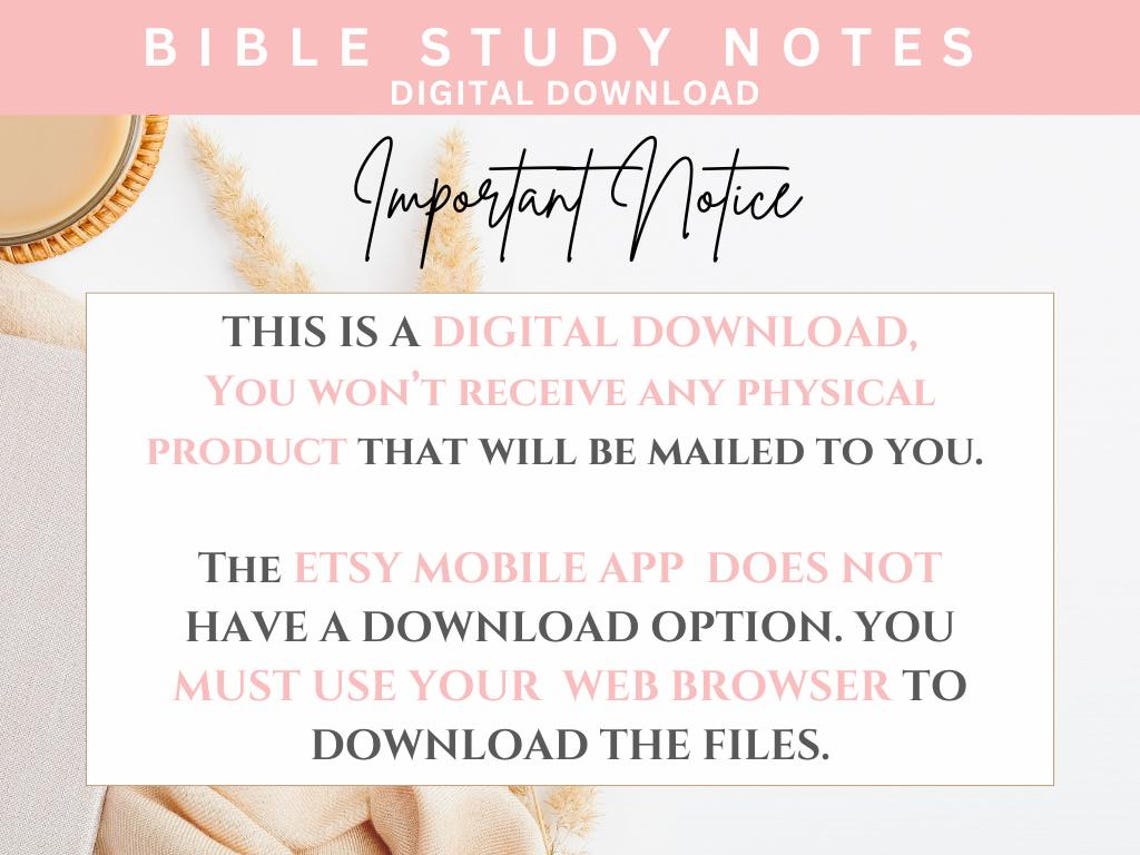 Bible Study Notes | Bible Study | Bible Template | Bible Summary I ...