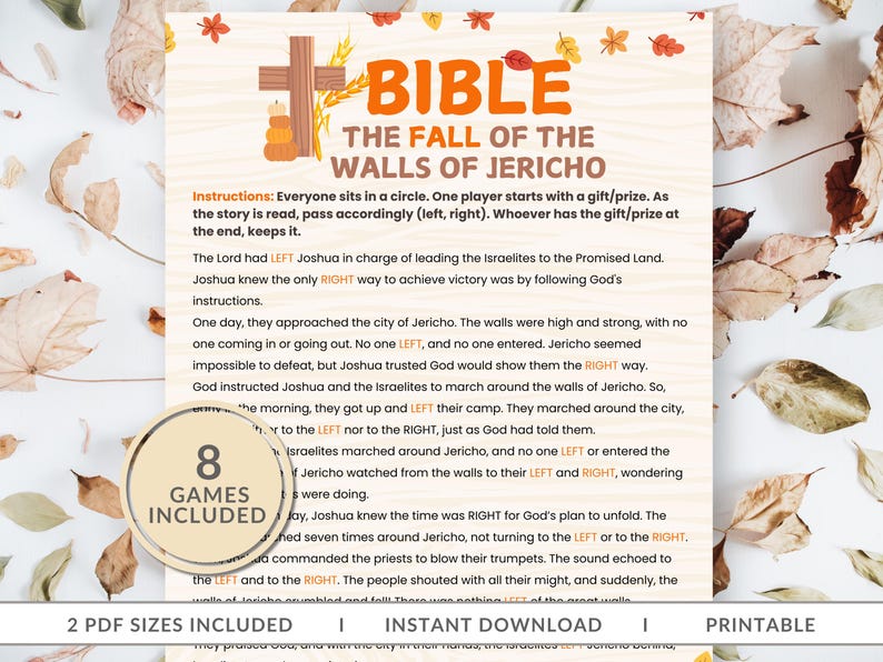 Fall Bible Games | Thanksgiving Games | Bible Games | Christian Games ...