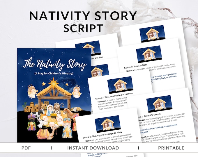 Christmas Play Script – We All Have a Gift to Bring – Kids Nativity ...