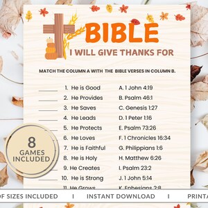 Fall Bible Games | Thanksgiving Games | Bible Games | Christian Games ...