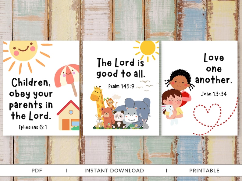 Bible Verse Cards for Kids Printable | Christian Scripture Cards ...