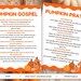 Pumpkin Prayer and Gospel Printable | Christian Fall Activity | Bible ...