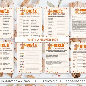 Fall Bible Games | Thanksgiving Games | Bible Games | Christian Games ...