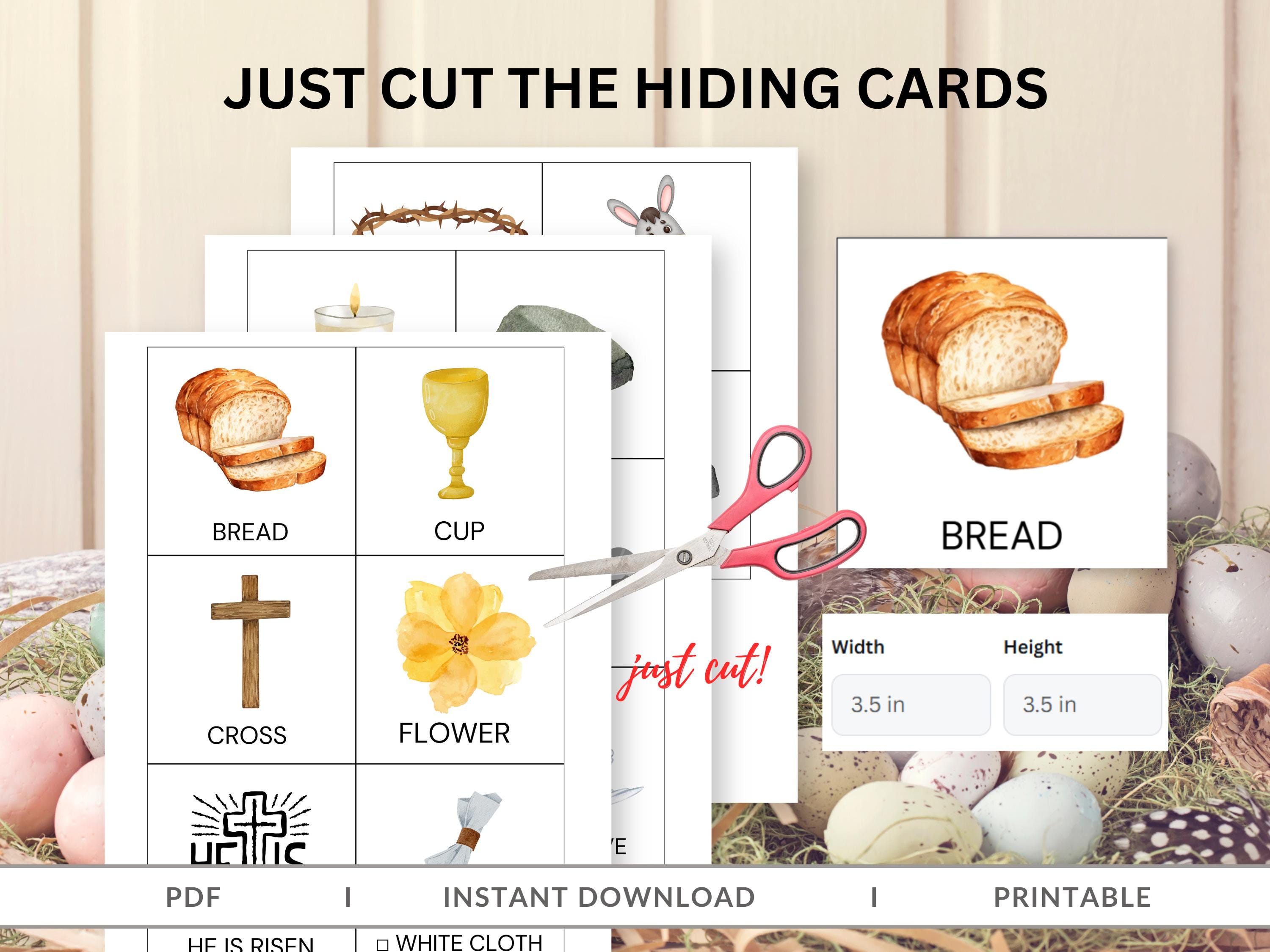 Bible Easter Scavenger Hunt, Resurrection Scavenger Hunt Printable ...