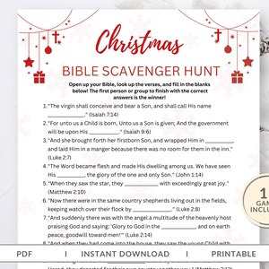Christmas Bible Games Bundle, Christian Nativity Games, Church ...