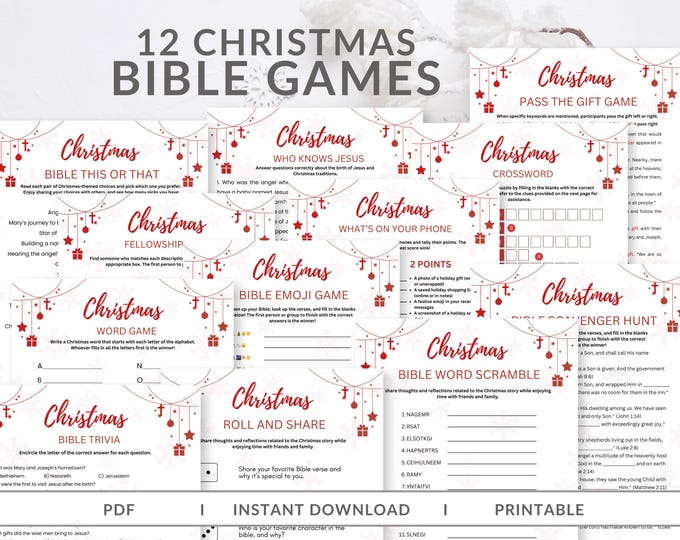 Nativity Word Scramble | Bible Games | Christmas Games | Nativity Games ...