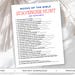Bible Scavenger Hunt Game: Printable Sunday School Activity (PDF) - Etsy