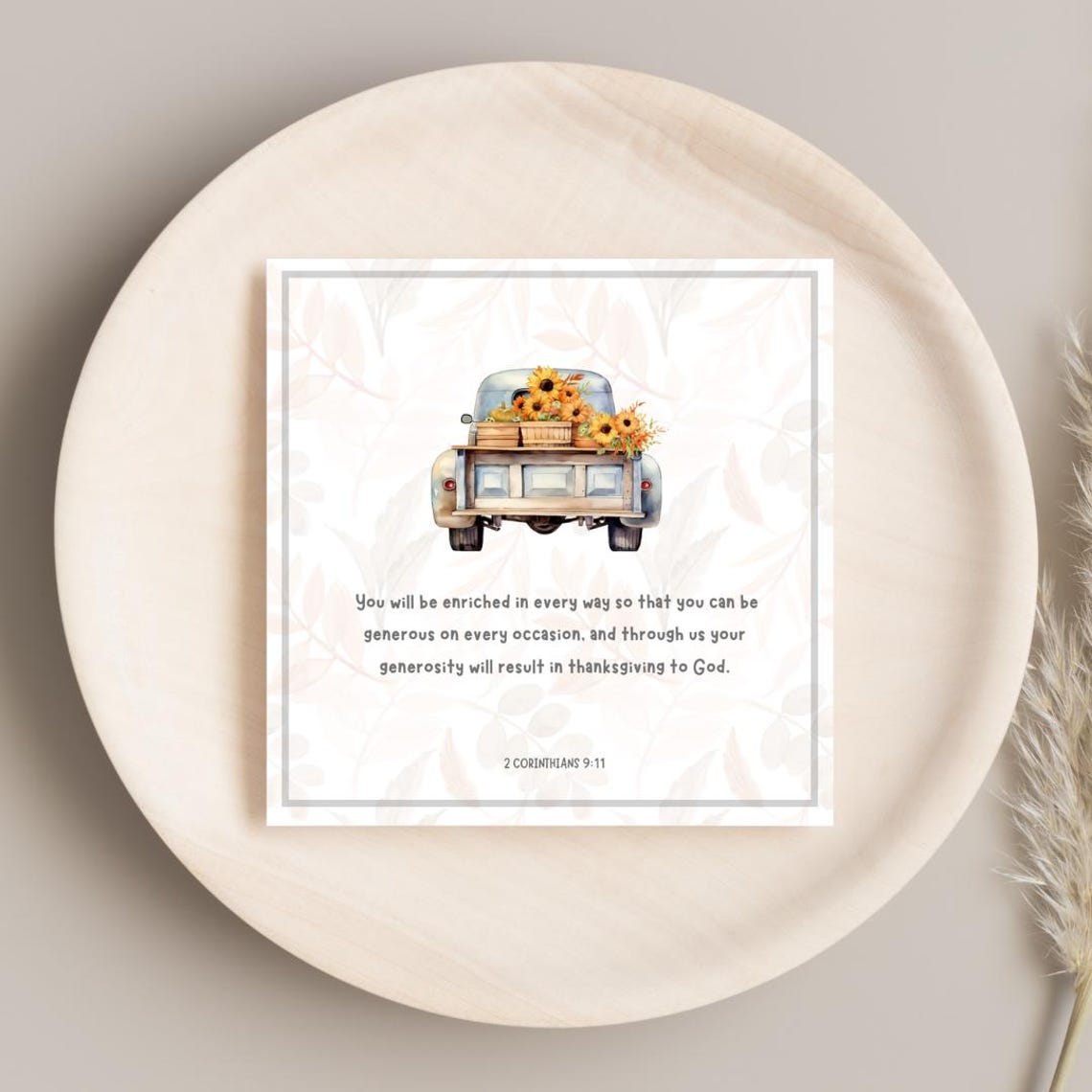 Thanksgiving Printable Scripture Cards, Instant Download, 12 Bible ...