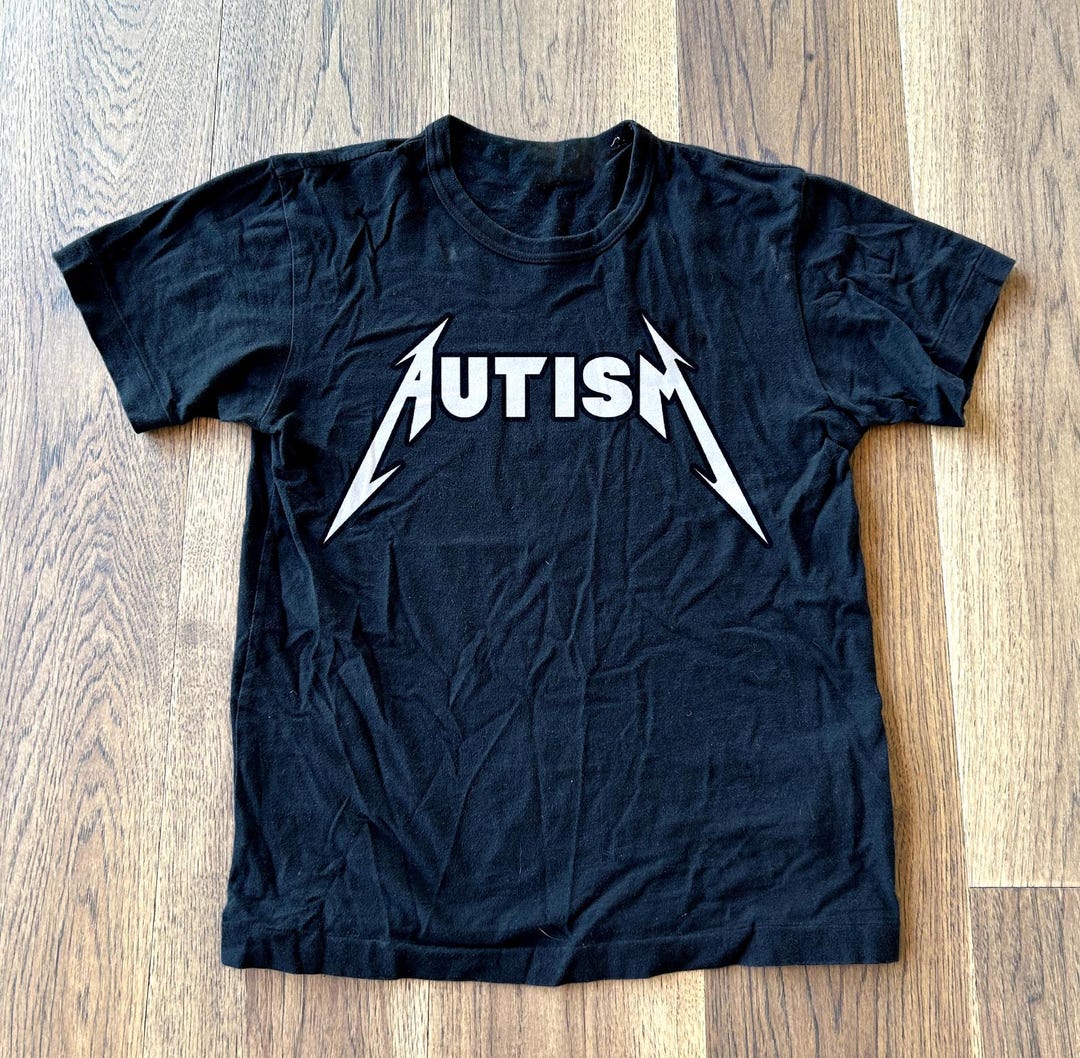 Autism Metallica Rock Funny Meme Offensive T-shirt - Etsy