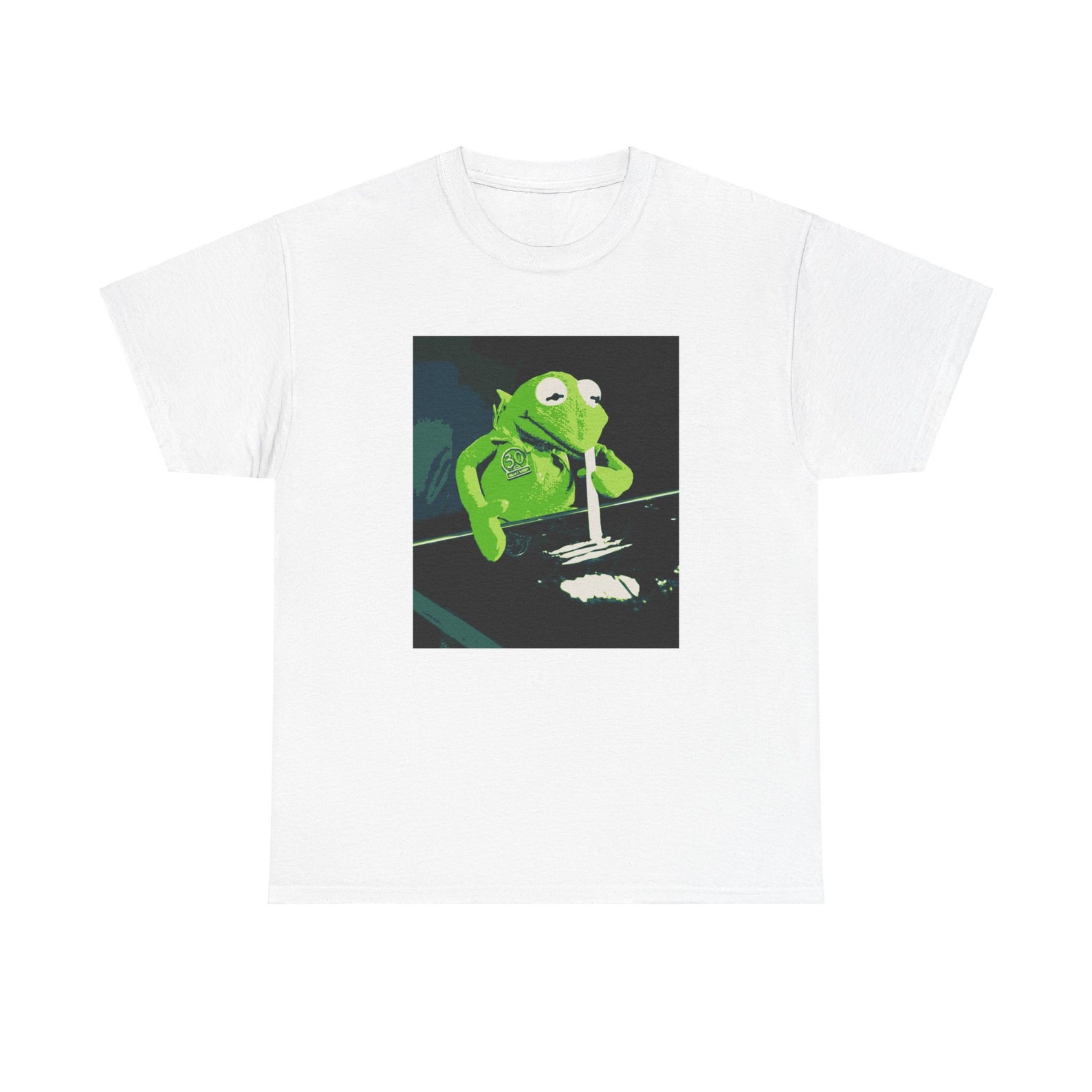 Kermit the Frog Snorting Coke Cocaine Funny Offensive Meme T Shirt - Etsy