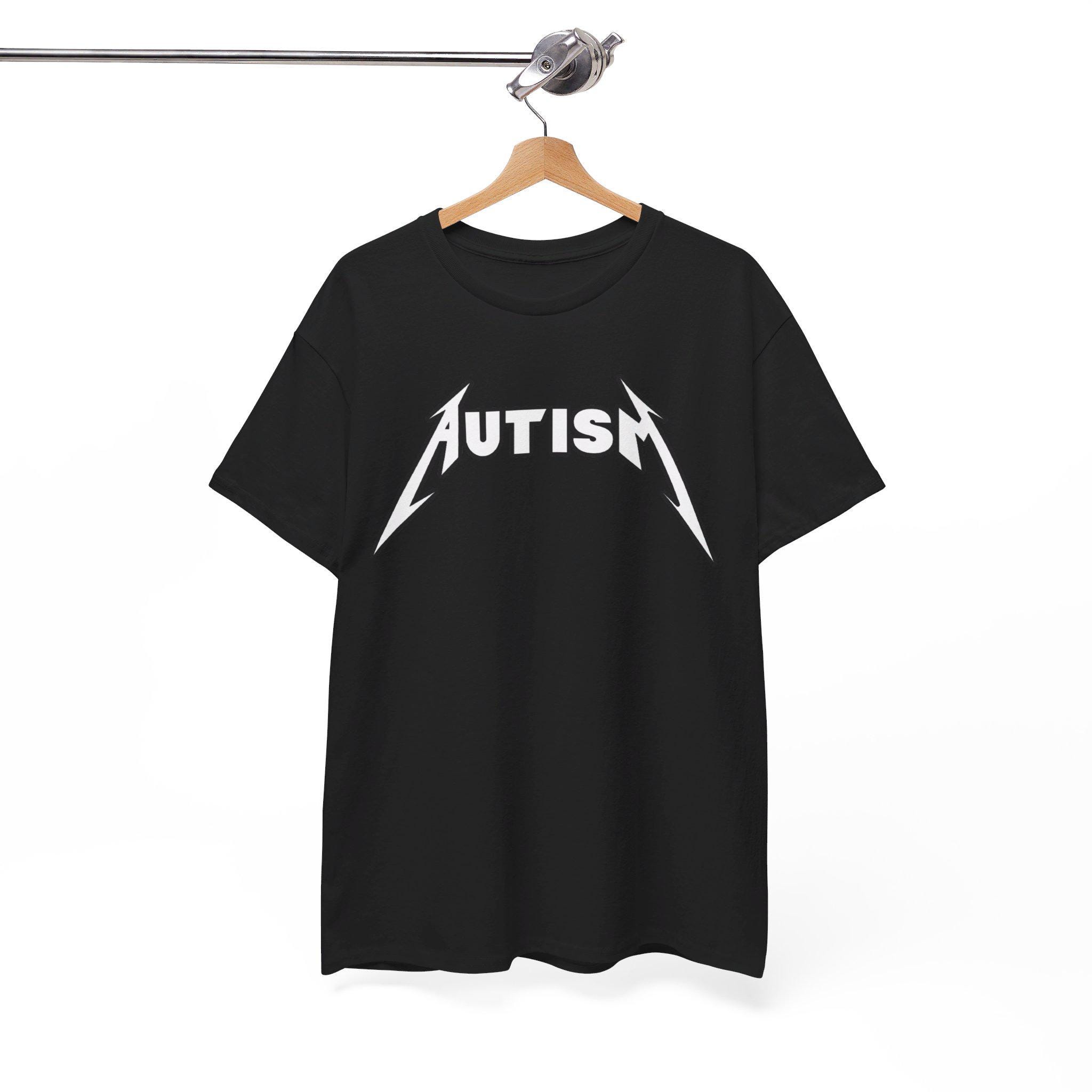 Autism Metallica Rock Funny Meme Offensive T-shirt - Etsy