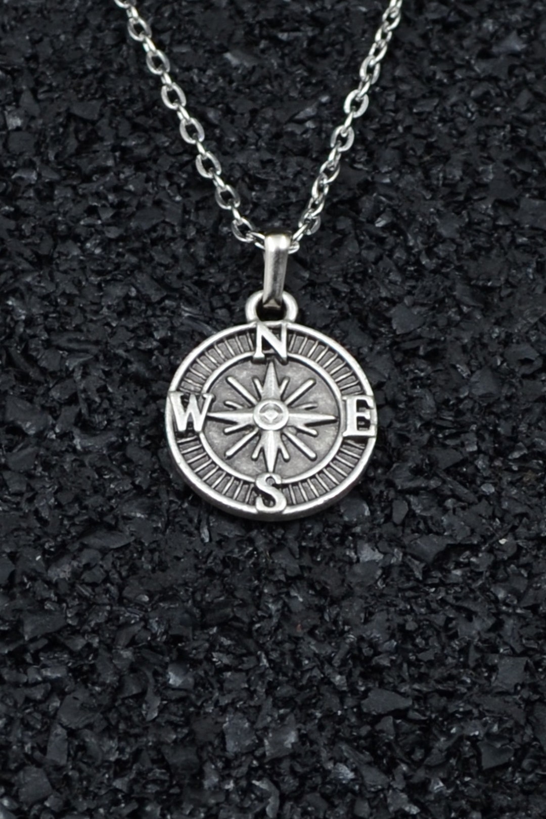 Minimal Valhala Vegvisir Compass Viking Symbol Men Women Necklace ...