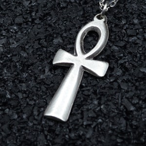 Ankh Symbol Ancient Egyptian Nile Key Men Women Silver Necklace ...