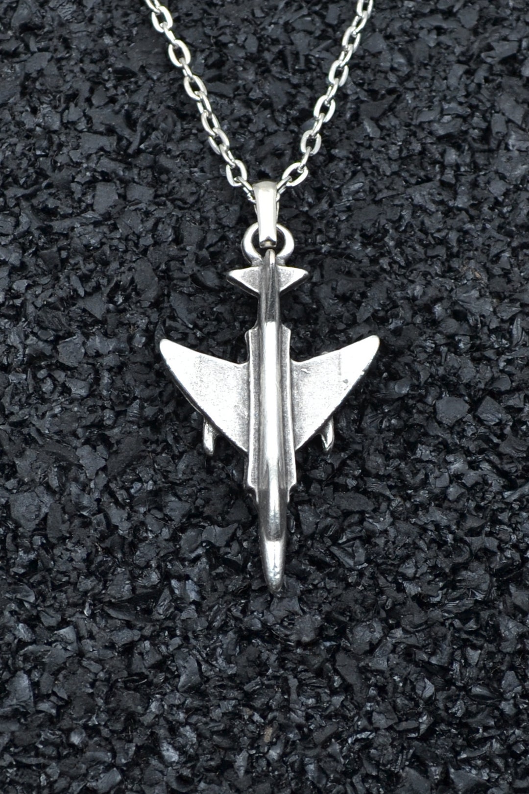 F-16 JF-17 Thunder Eurofighter Typhoon Men Women Silver Necklace ...