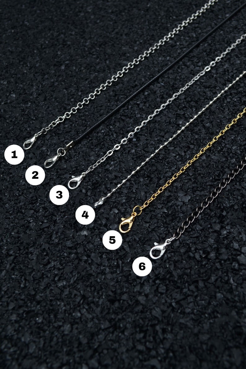 Devil Horn Hand Sign Men Women Silver Necklace Personalizable Different ...