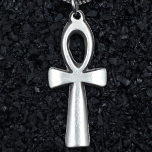 Ankh Symbol Ancient Egyptian Nile Key Men Women Silver Necklace ...