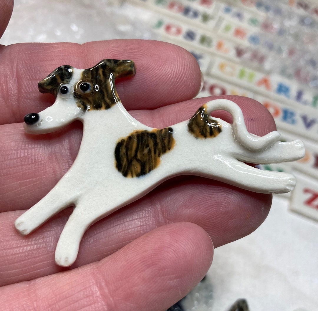 Italian Greyhound Handmade Porcelain Ceramic Art by Mary D Tiles ...