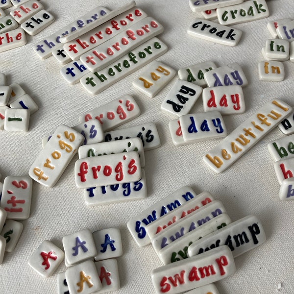 Ceramic Letters - Etsy