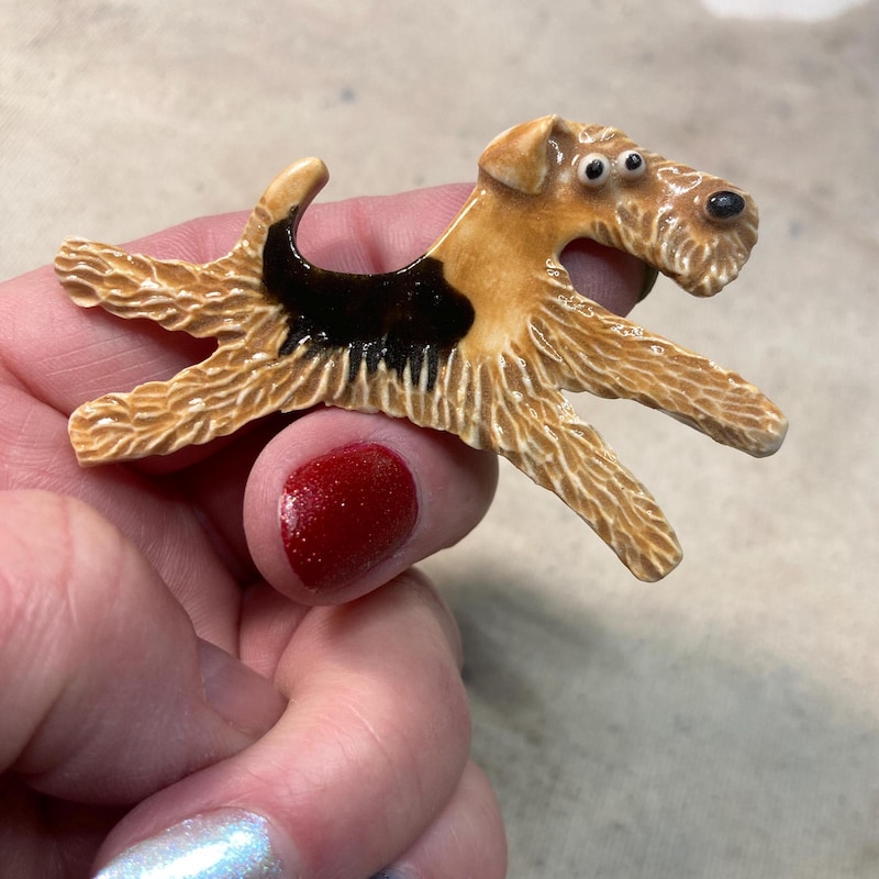 Airedales Porcelain - Etsy