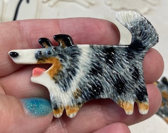 Shetland Sheepdog Pin-badge - Etsy