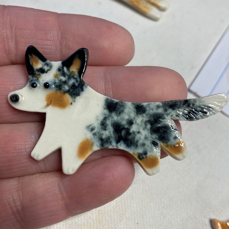 Ceramic Corgi Tile - Etsy
