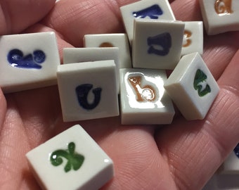 Ceramic tile letters | Etsy