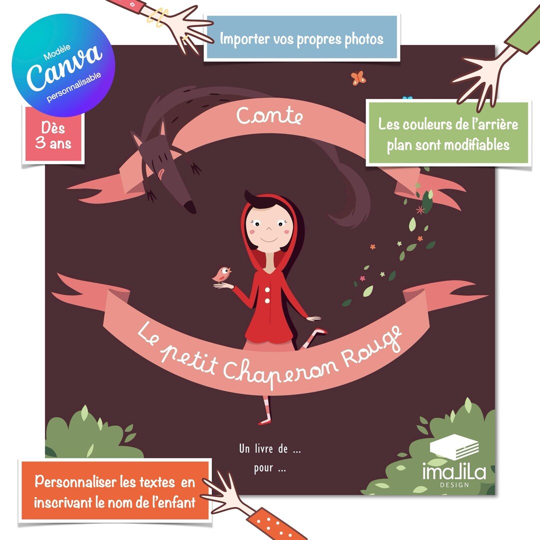 Customizable Famous Tale: Little Red Riding Hood. Make Your Child a ...
