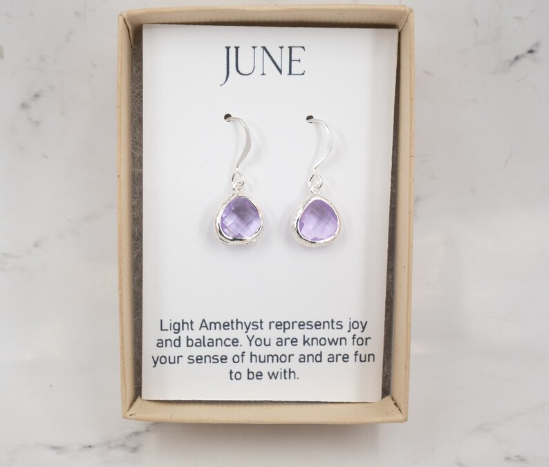 June Birthstone Earrings Tiny Alexandrite Silver Earrings | Etsy