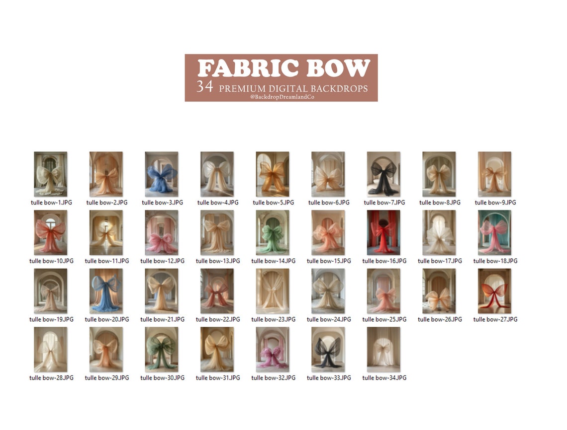 34 FABRIC BOW BACKDROP Digital Backdrops Overlay Maternity Digital ...
