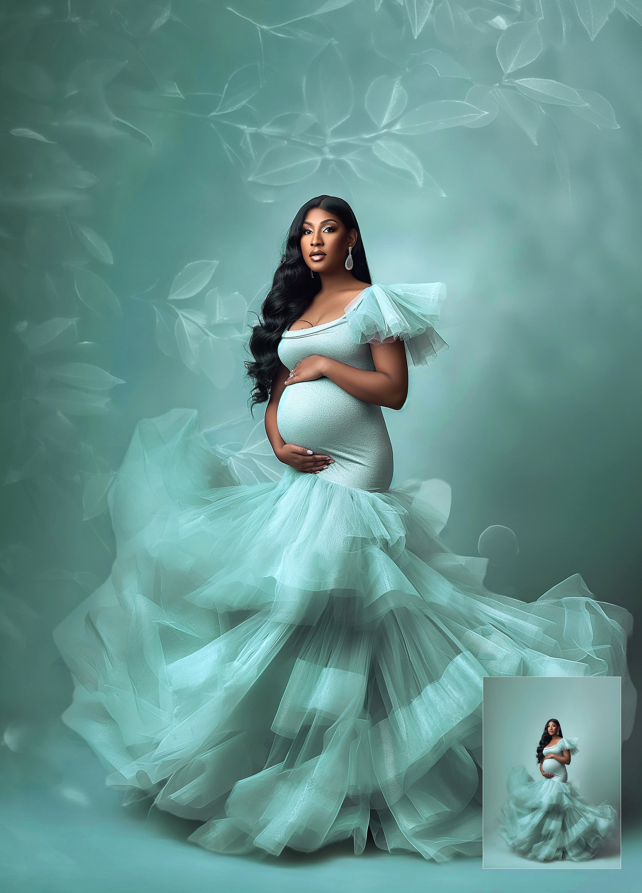 40 FLORAL TEXTURES Backdrops Soft Overlays Digital Floral Overlays ...