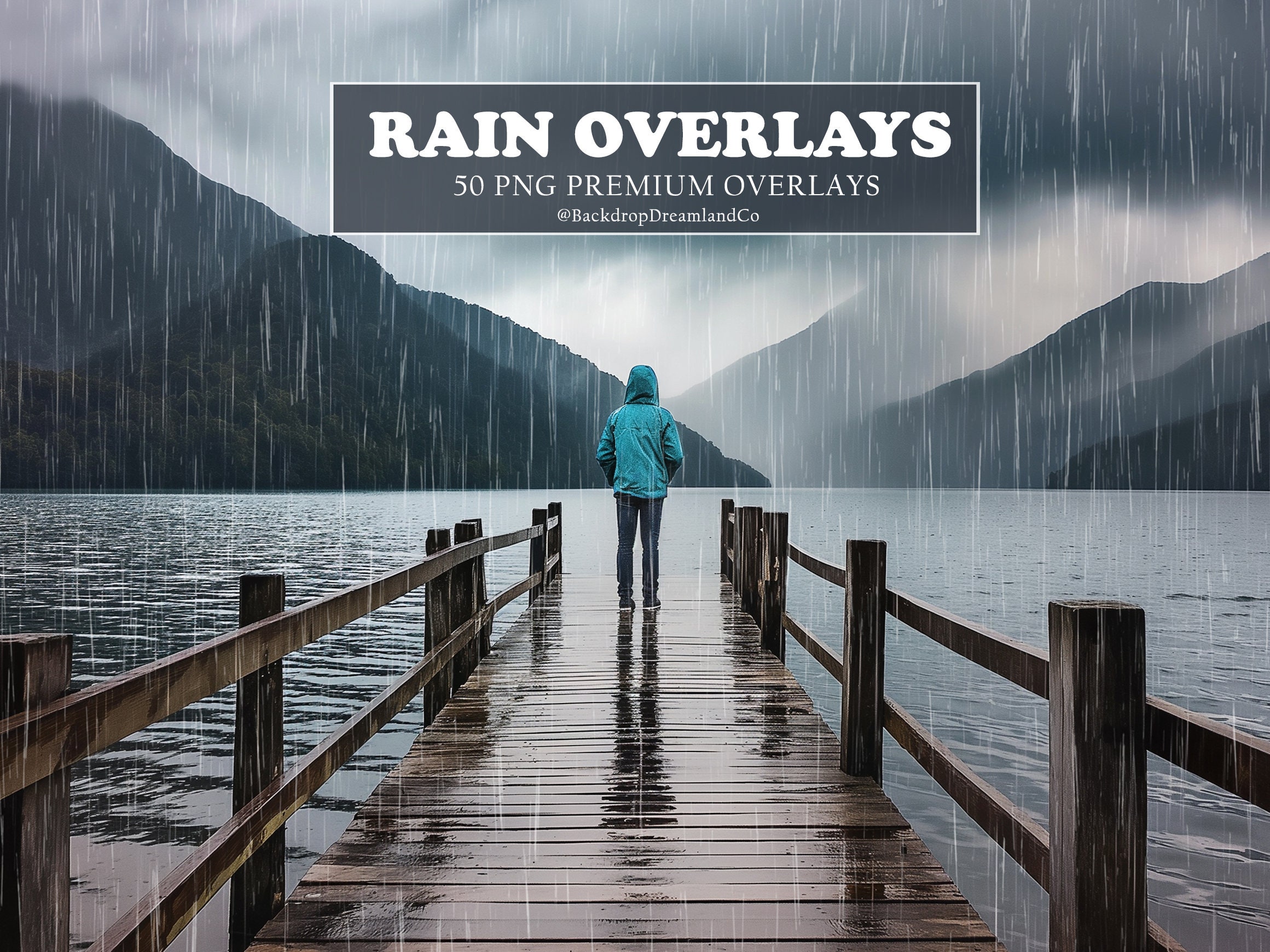 50 REALISTIC RAIN Overlays Rainfall Overlays Showers Blogger Overlay ...
