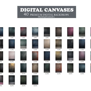 40 CANVAS BACKDROPS Digital Fine Art Hand Painted Canvas Backgrounds ...