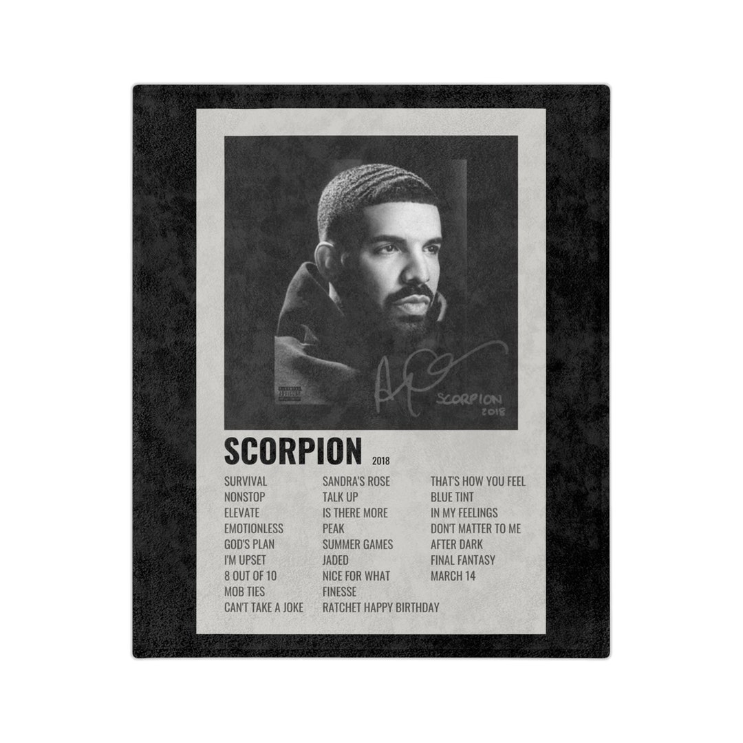 Drake Rapper Aesthetic Album Cover Blanket - Etsy