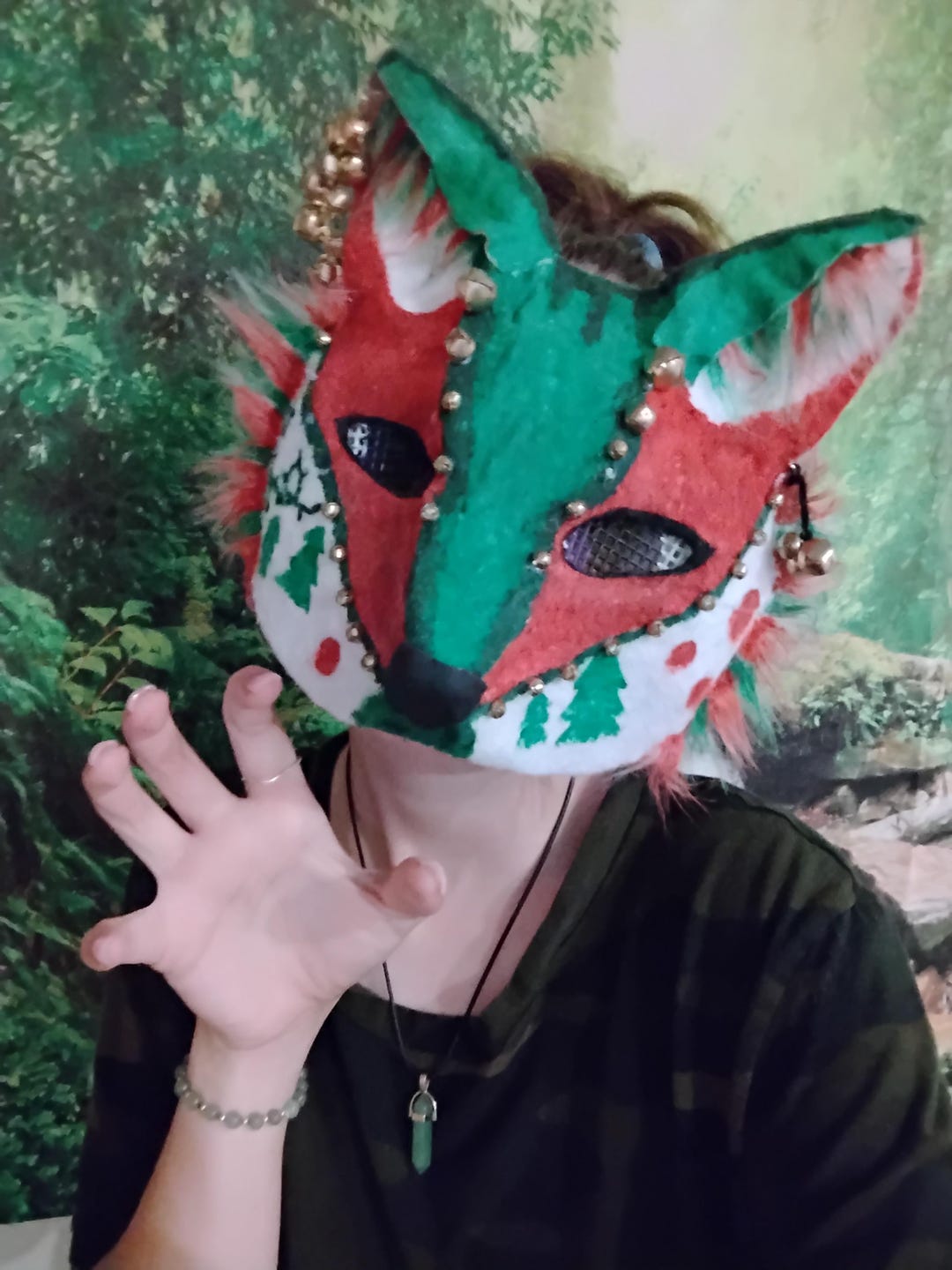 Handmade Felted Dog Therian Mask: Cosplay, Furry, Otherkin - Etsy