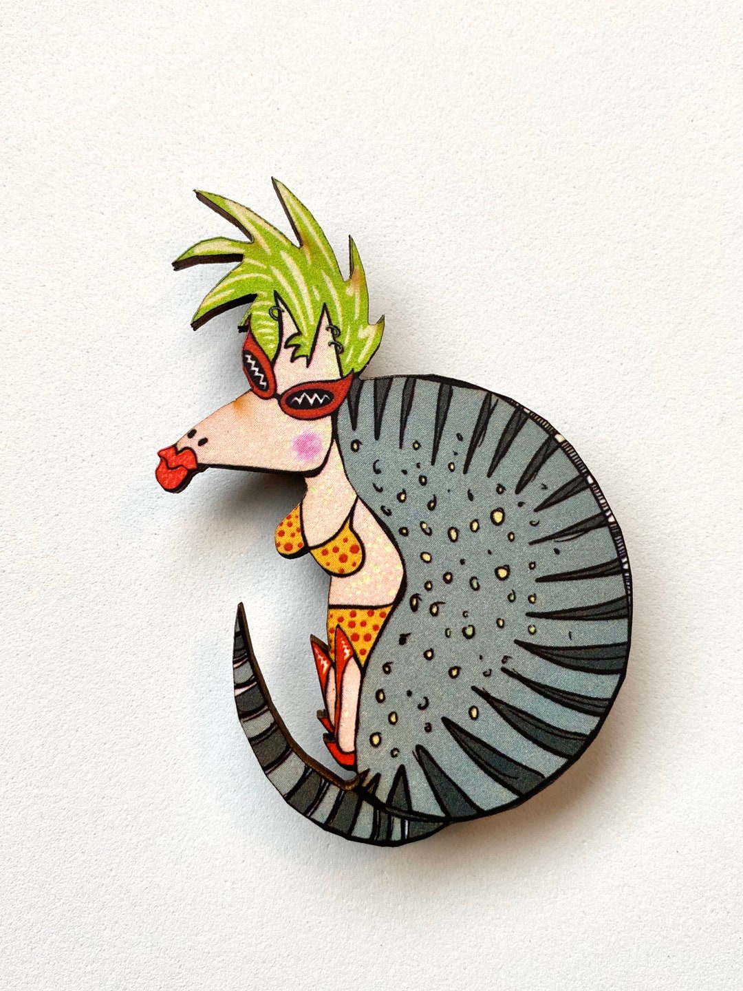 Annie Gürteltier Tacky Tourist Original Zombie Kopf Magnet - Etsy.de