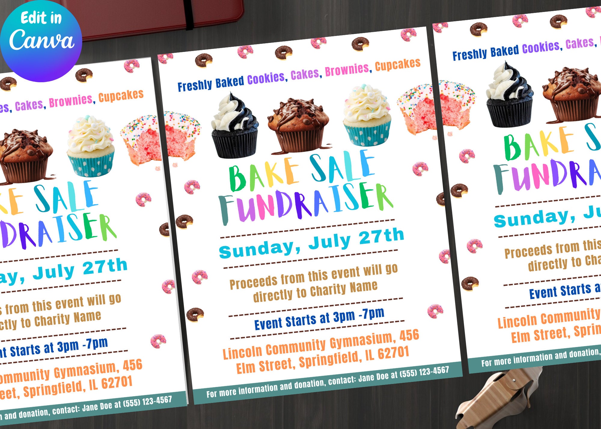 Bake Sale Poster, Bake Sale Flyer, Dessert Flyer, Church Bake Sale ...