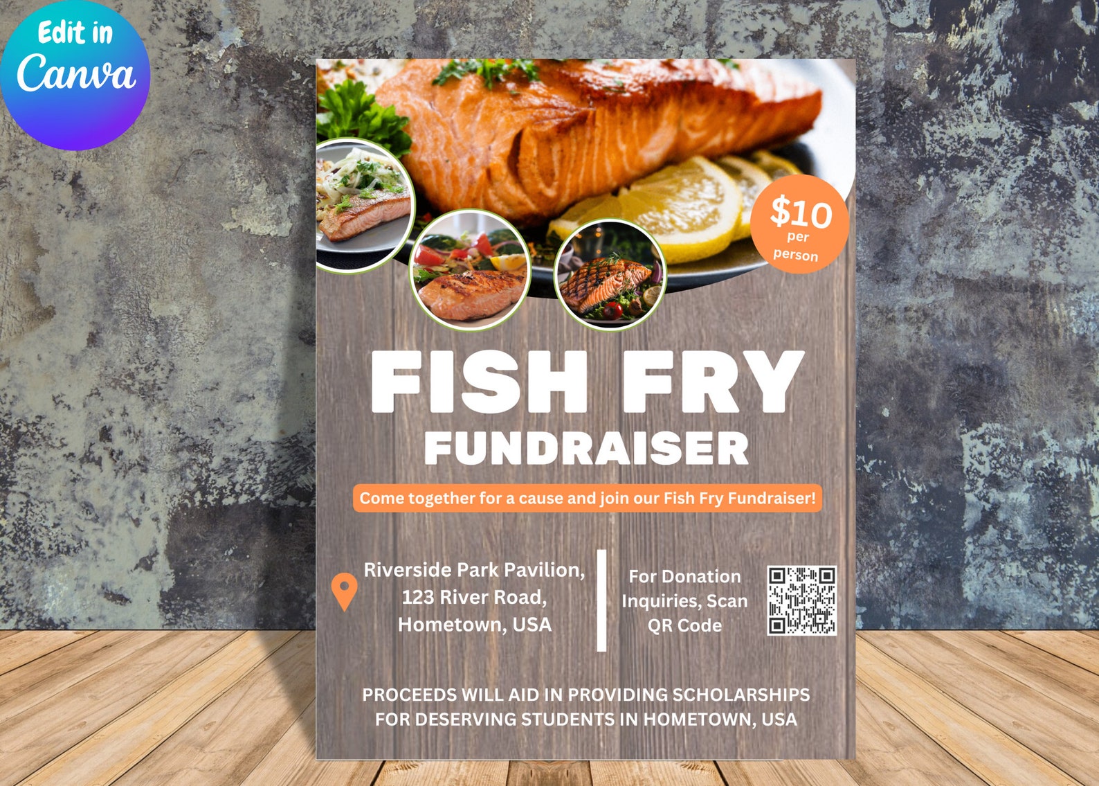 Best Fish Fry Flyer, Fish Fry Template, Fish Fry Poster, Fish Fry Party ...