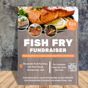 Best Fish Fry Flyer, Fish Fry Template, Fish Fry Poster, Fish Fry Party ...