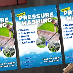 Pressure Washing Flyer Power Washing Flyer, Pressure Cleaning Flyer ...