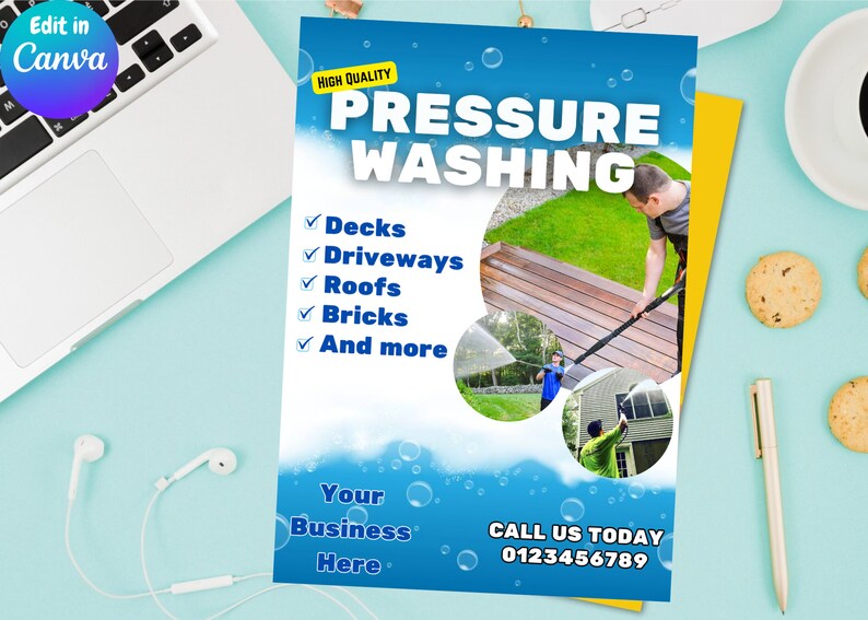 Pressure Washing Flyer Power Washing Flyer, Pressure Cleaning Flyer ...