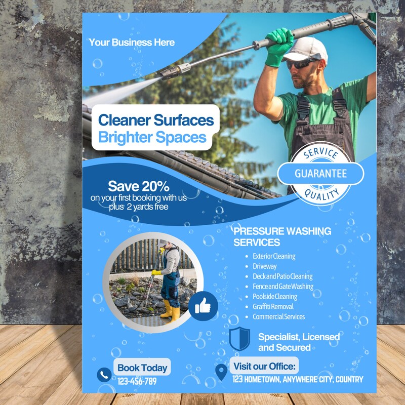 Cleaning Flyer - Etsy