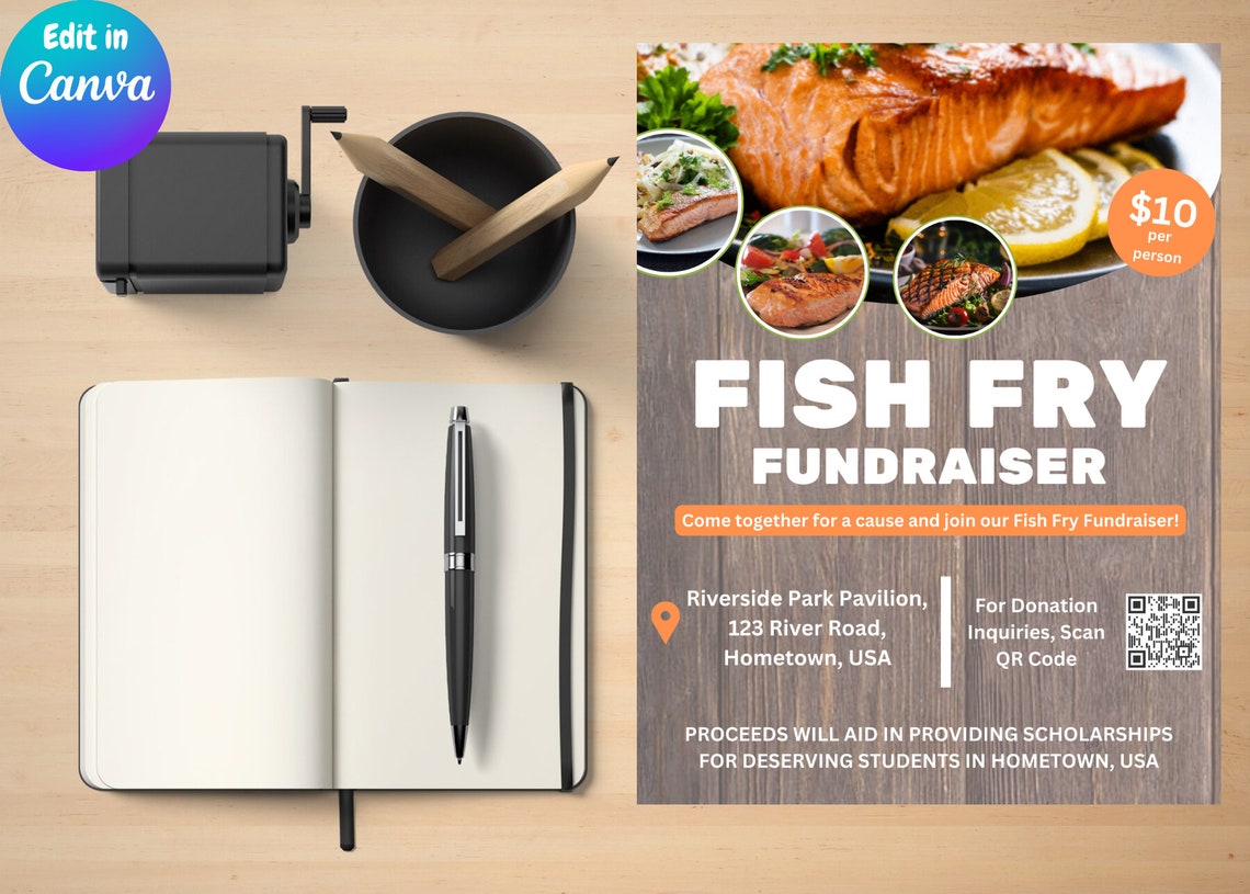 Best Fish Fry Flyer, Fish Fry Template, Fish Fry Poster, Fish Fry Party ...