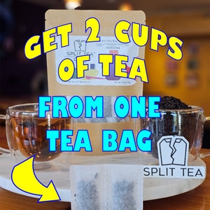 Perforated Tea Bag to Get Two Cups of Tea From One Tea Bag- Oolong ...