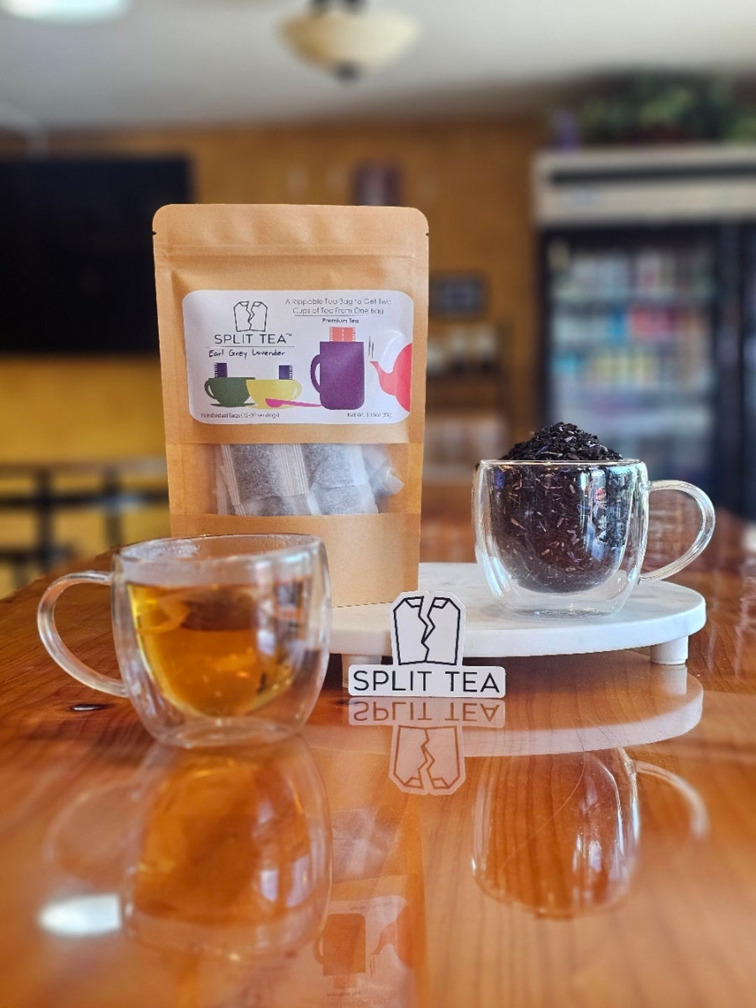 Rippable Tea Bag- Earl Grey Lavender- Get TWO Cups of Tea From ONE Tea ...