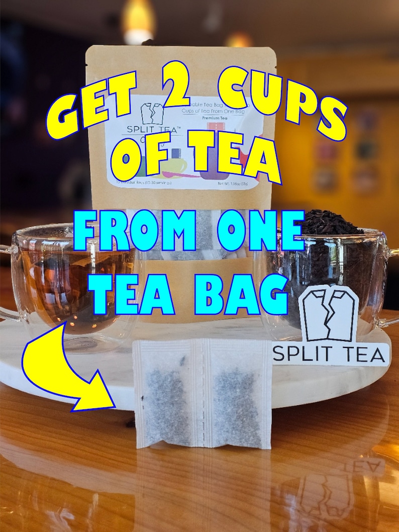 Perforated Tea Bag to Get Two Cups of Tea From One Tea Bag- Oolong ...
