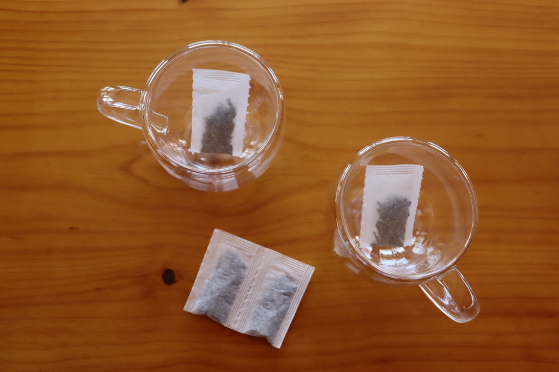 Perforated Tea Bags to Get Two Cups of Tea From One Bag- Green Premium ...